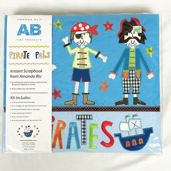 Amanda Blu | Office | Amanda Blu Pirate Pals Instant Scrapbook Album 2 ...